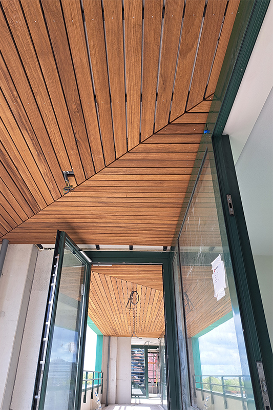 Fraké houten gevelbekleding | Thermisch gemodificeerd hout | Brandklasse B