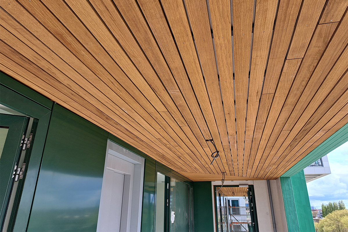 Fraké houten gevelbekleding | Thermisch gemodificeerd hout | Brandklasse B